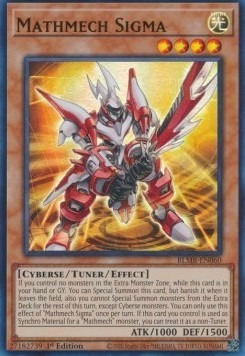 Mathmech Sigma BLMR-EN060 Yu Gi Oh karty | Ciecierzyn | Kup teraz na ...