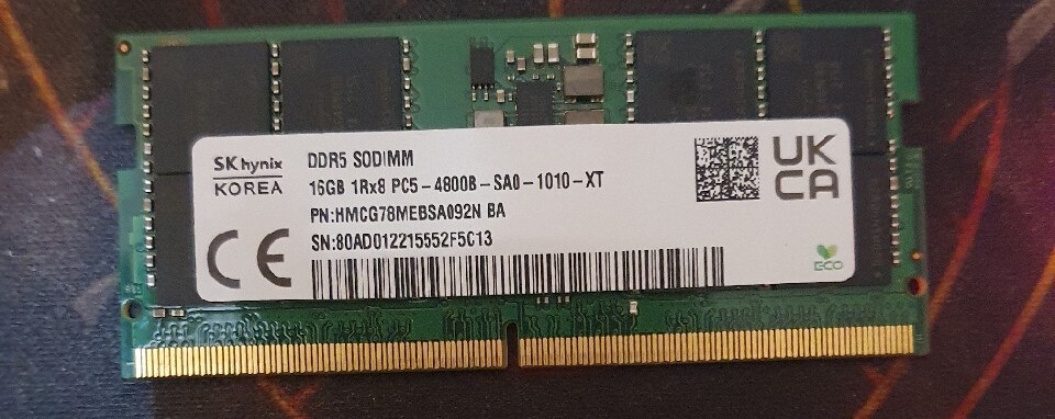 1x16GB SK Hynix DDR5 4800MHz | Warszawa | Kup teraz na Allegro Lokalnie