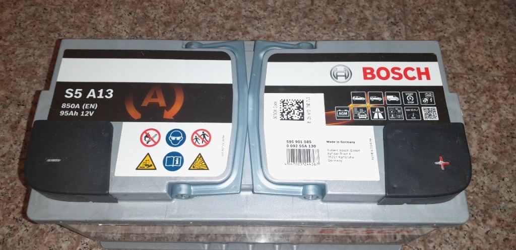 BOSCH AGM 95Ah 850A S5 A13 posłuży jeszcze | Warszawa | Ogłoszenie na ...