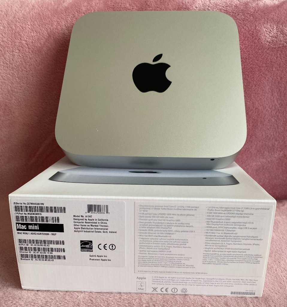 Apple MacMini A1347 i5 4GB Late 2014 | Piła | Kup teraz na Allegro Lokalnie