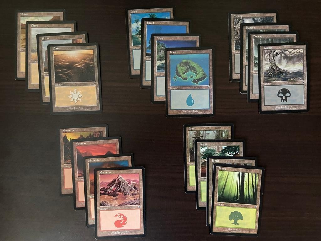 MTG - Invasion - Full Set Basic Lands - EN | Katowice | Kup teraz na ...