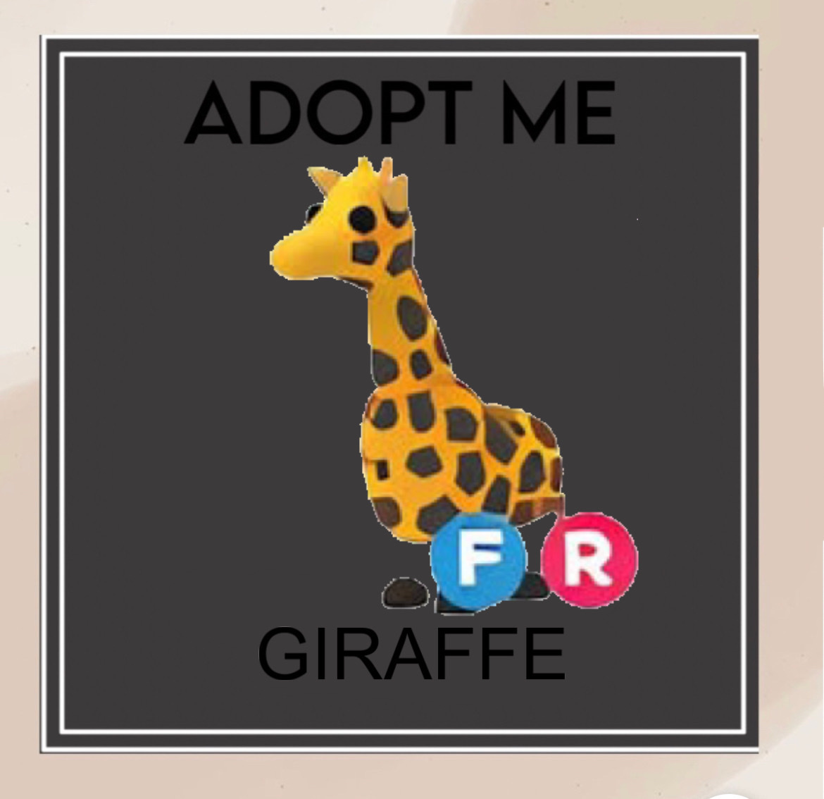Adopt me giraffe FR | Warszawa | Kup teraz na Allegro Lokalnie