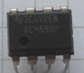 RC4558P Dual OP Amp 3MHz NJM4558 NE4558 | Legnica | Kup teraz na ...