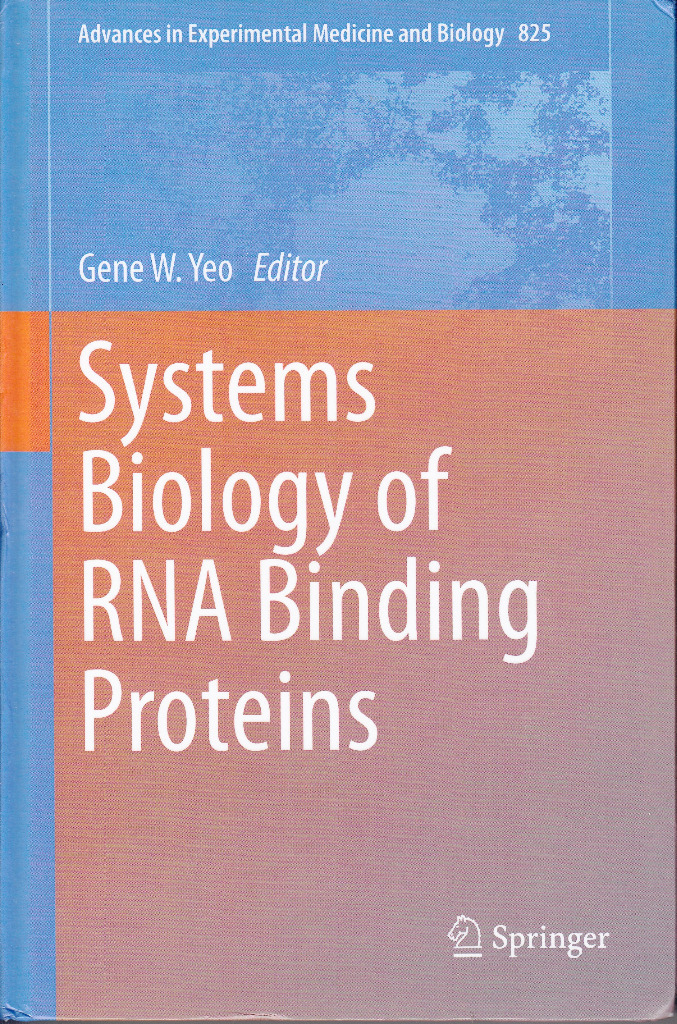 Gene Yeo - Systems Biology of RNA Binding Proteins | Wrocław | Kup ...