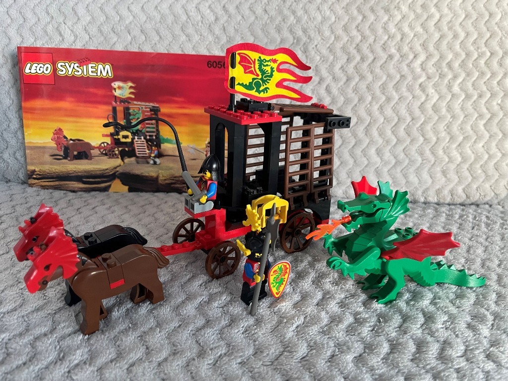 Lego 6056 Dragon Wagon kompletny 100% + instrukcja | Warszawa ...
