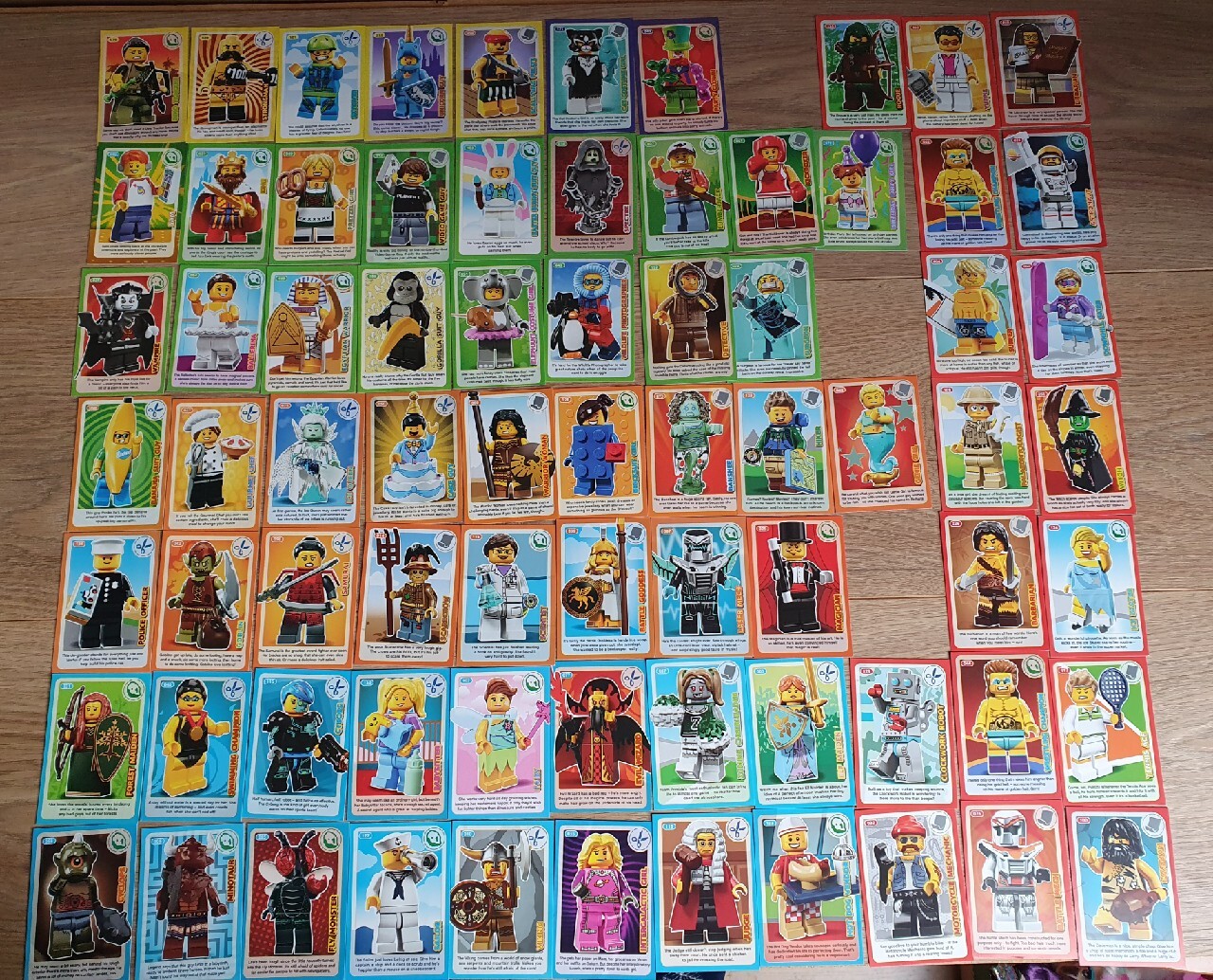 Karty kolekcjonerskie Lego Create do gry 100 szt | Bochnia | Kup teraz ...