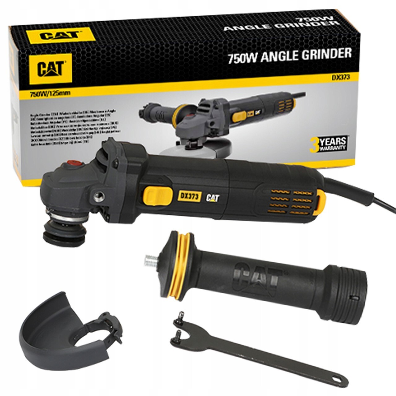 Szlifierka kątowa CAT DX373 750W 125mm | Radom | Kup teraz na Allegro ...