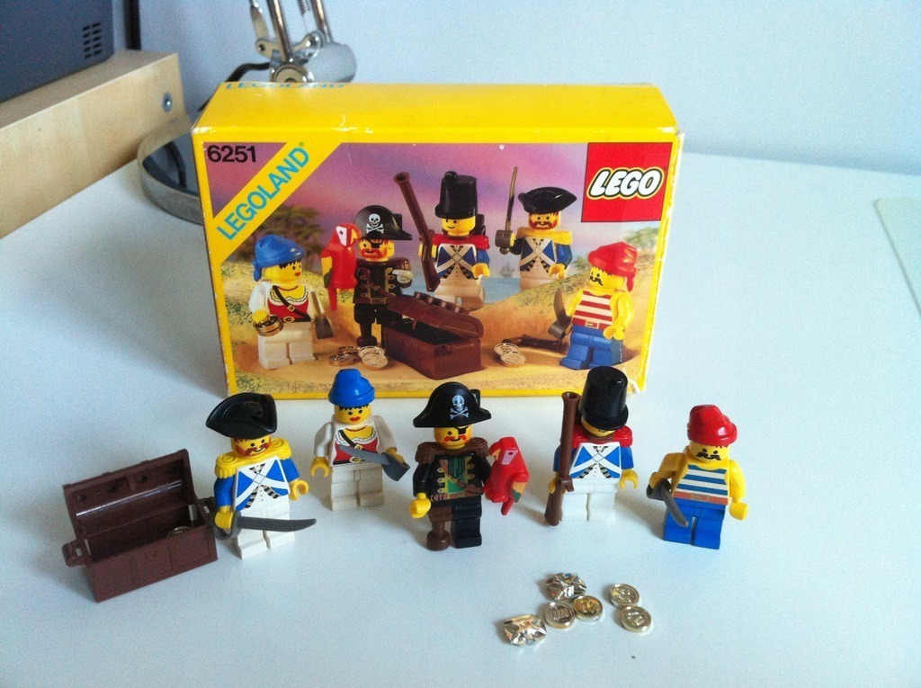 Lego 6251 Pirates Mini Figures (Sea Mates) BOX | Wrocław | Kup teraz na ...