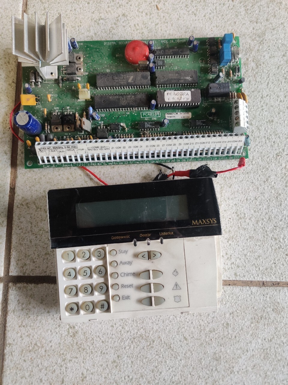 DSC PC4020 DSC 5500 Z demontażu 100% ok | Lublin | Kup teraz na Allegro ...