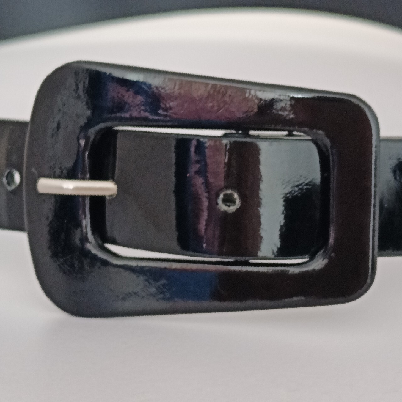 PASEK lakierowany CZARNY do sukienki 92 x 2 5 cm | Lublin | Kup teraz ...