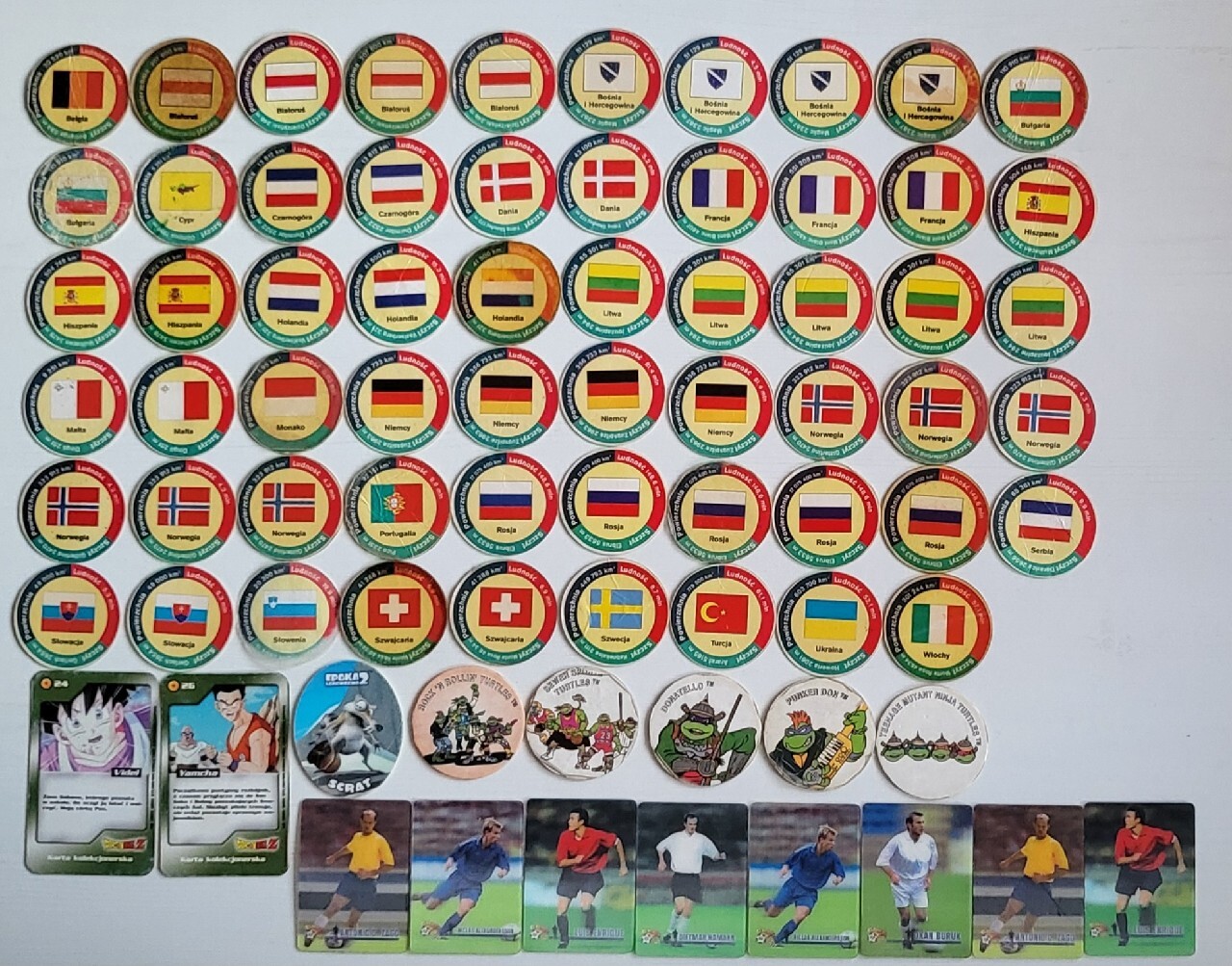 Żetony star foods flagi frito lays dragon ball | Warszawa | Kup teraz ...