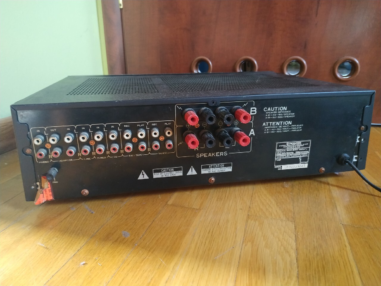 Stary Wzmacniacz Pioneer A449 PRL Stero Amplifier | Kraków | Kup teraz ...