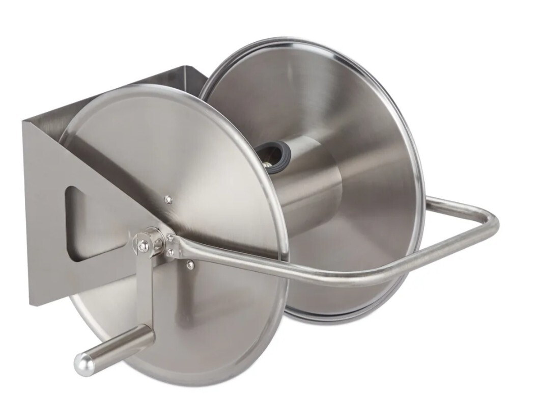 Bęben zwijak na wąż ogrodowy nierdzewny Relaxdays | Krężce | Kup teraz ...