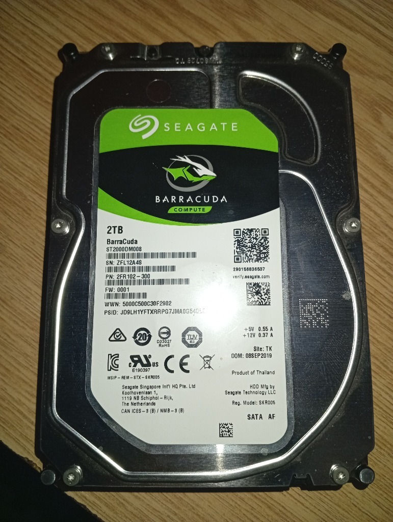 Dysk HDD Seagate Barracuda 2TB ST2000NM0008 SATA3 128MB 3 5" 7200RPM ...