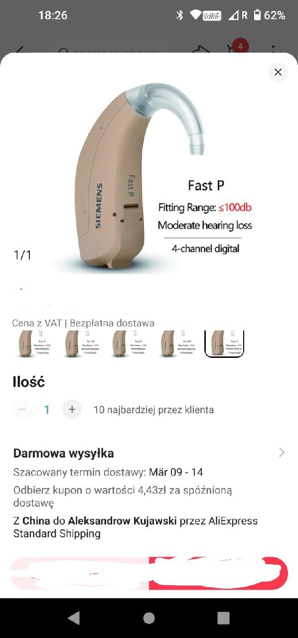 Słuchawka signia simens | Aleksandrów Kujawski | Kup teraz na Allegro Lokalnie