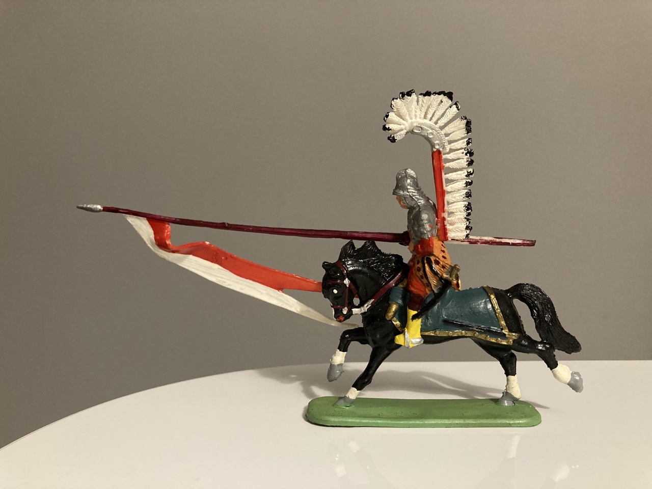 Żołnierzyki PRL Husaria Husarz Polskie Wojsko | Łódź | Licytacja na ...