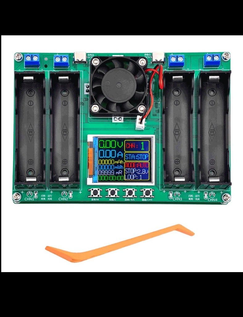 TESTER akumulatorków ogniw 4 X 18650 USBC + obudowa | Żyrardów | Kup ...