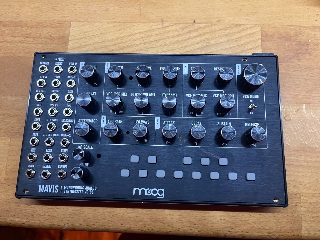 Kompletny mini syntezator Moog MAVIS | Nowe Załubice | Kup teraz na ...