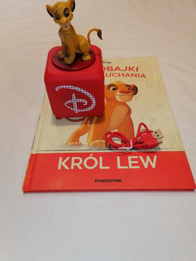 Zestaw Audiobajki Król Lew + Głośnik | Warszawa | Kup teraz na Allegro ...