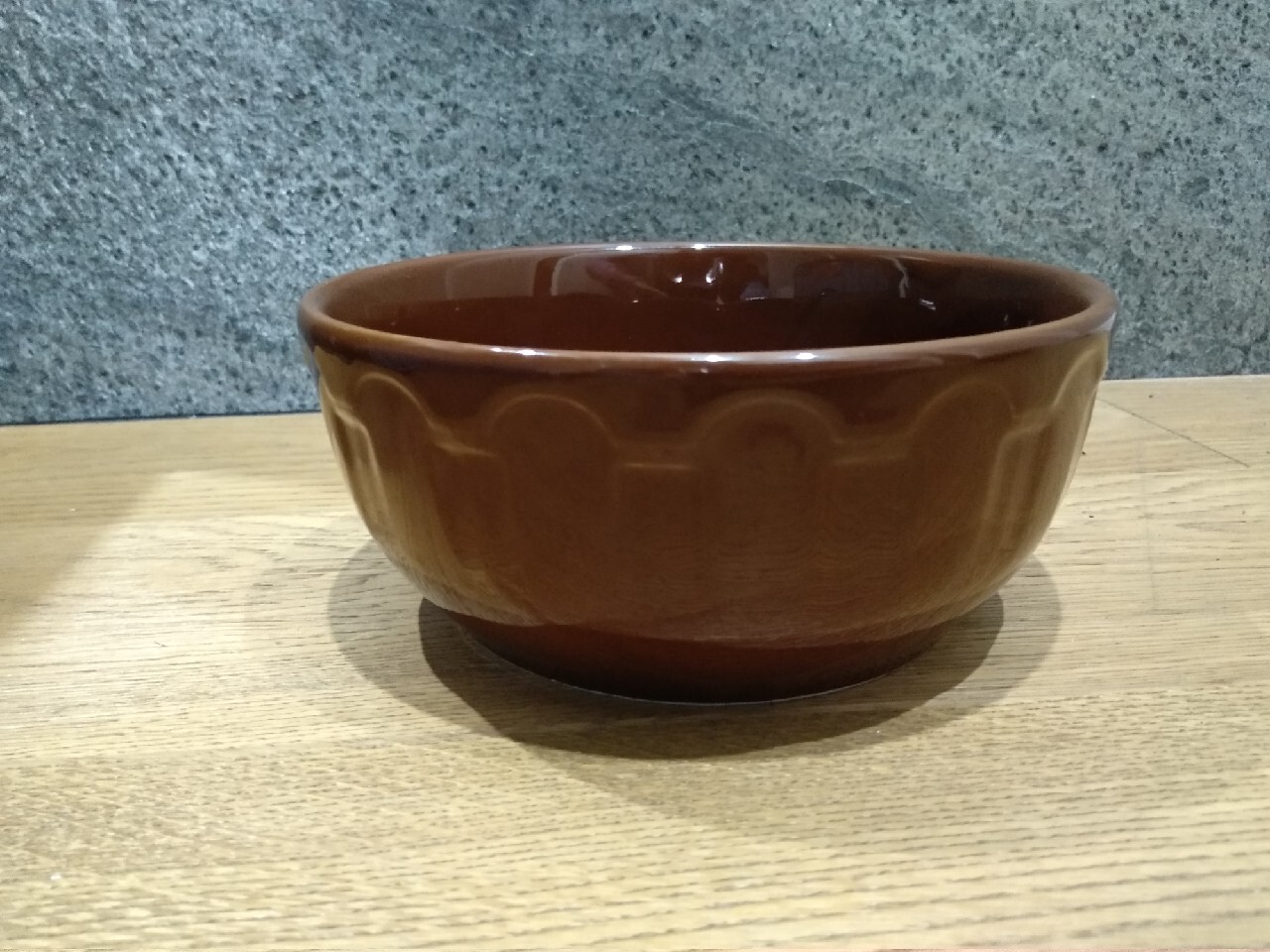Brązowa misa miska PRL vintage | Wrocław | Kup teraz na Allegro Lokalnie