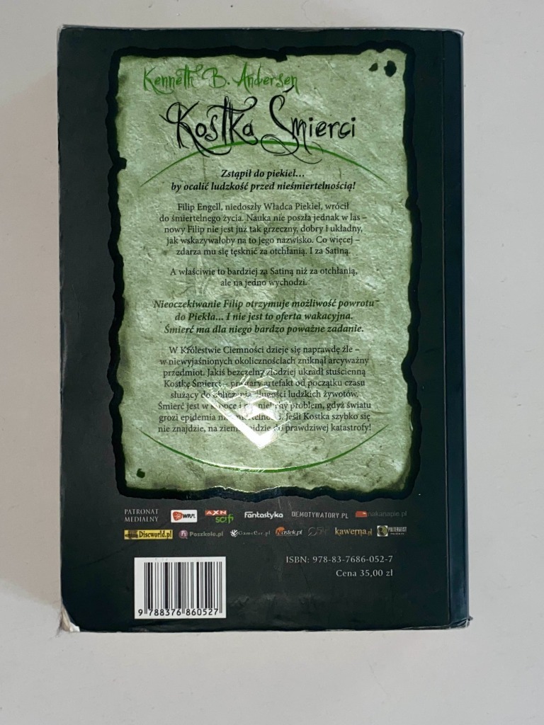 Kenneth B. Andersen - Kostka Śmierci | Warszawa | Kup teraz na Allegro ...