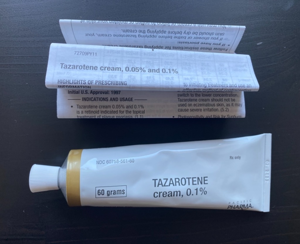 Tazarotene Cream 0.1% - retinoid zorac tuba 60 mg | Kraków | Kup teraz ...