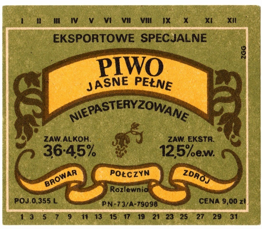 Etykieta napoje PRL 22 | Chojnice | Kup teraz na Allegro Lokalnie