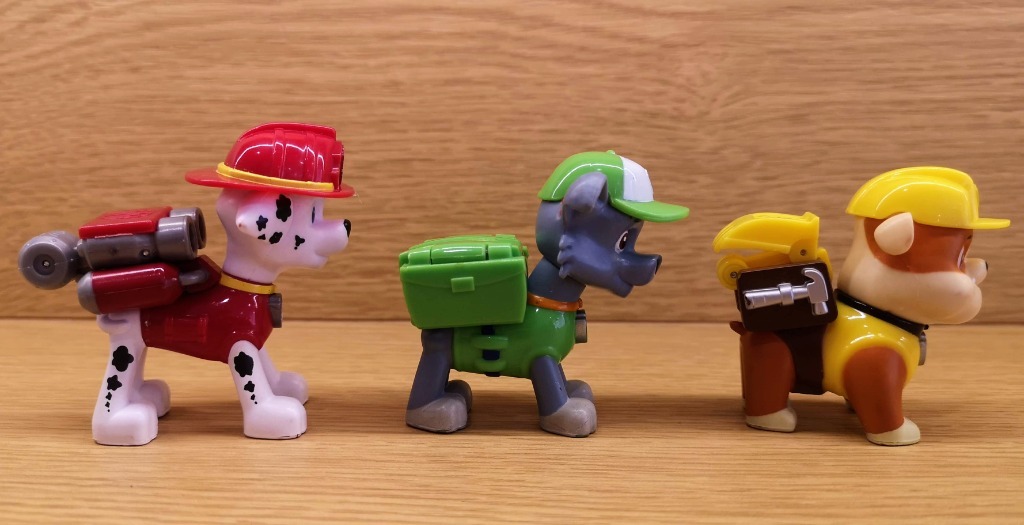 Figurki Psi Patrol Marshal, Rocky, Rabul | Kraków | Kup teraz na ...