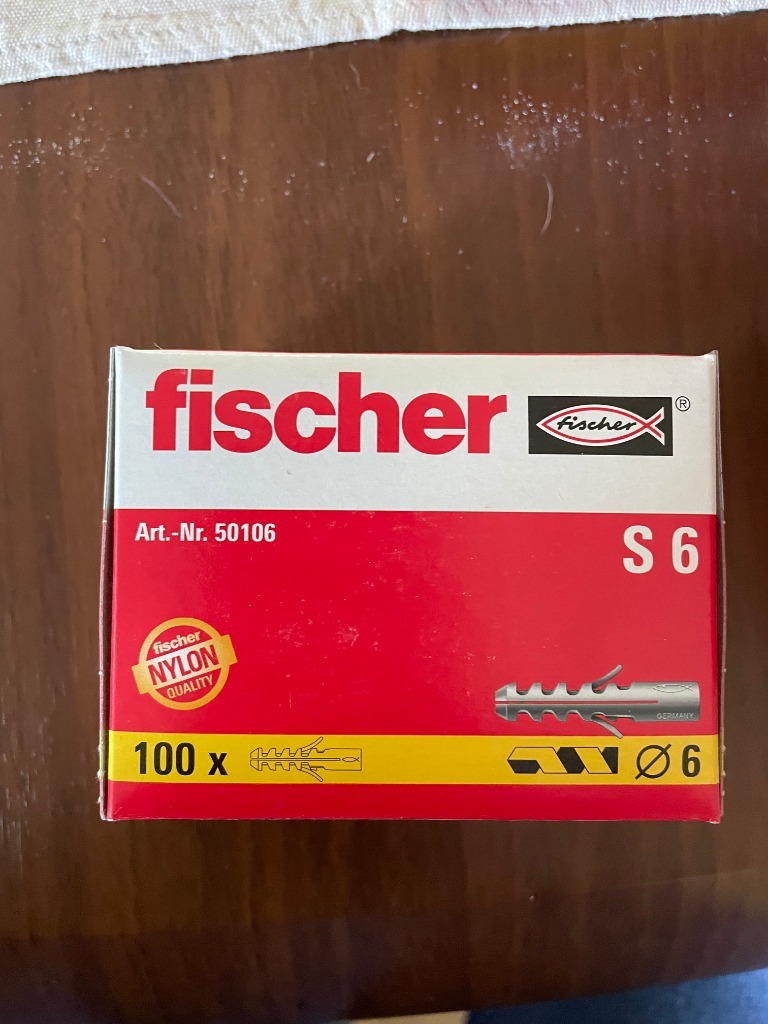 Kołki rozporowe Fischer S6 | Poznań | Kup teraz na Allegro Lokalnie