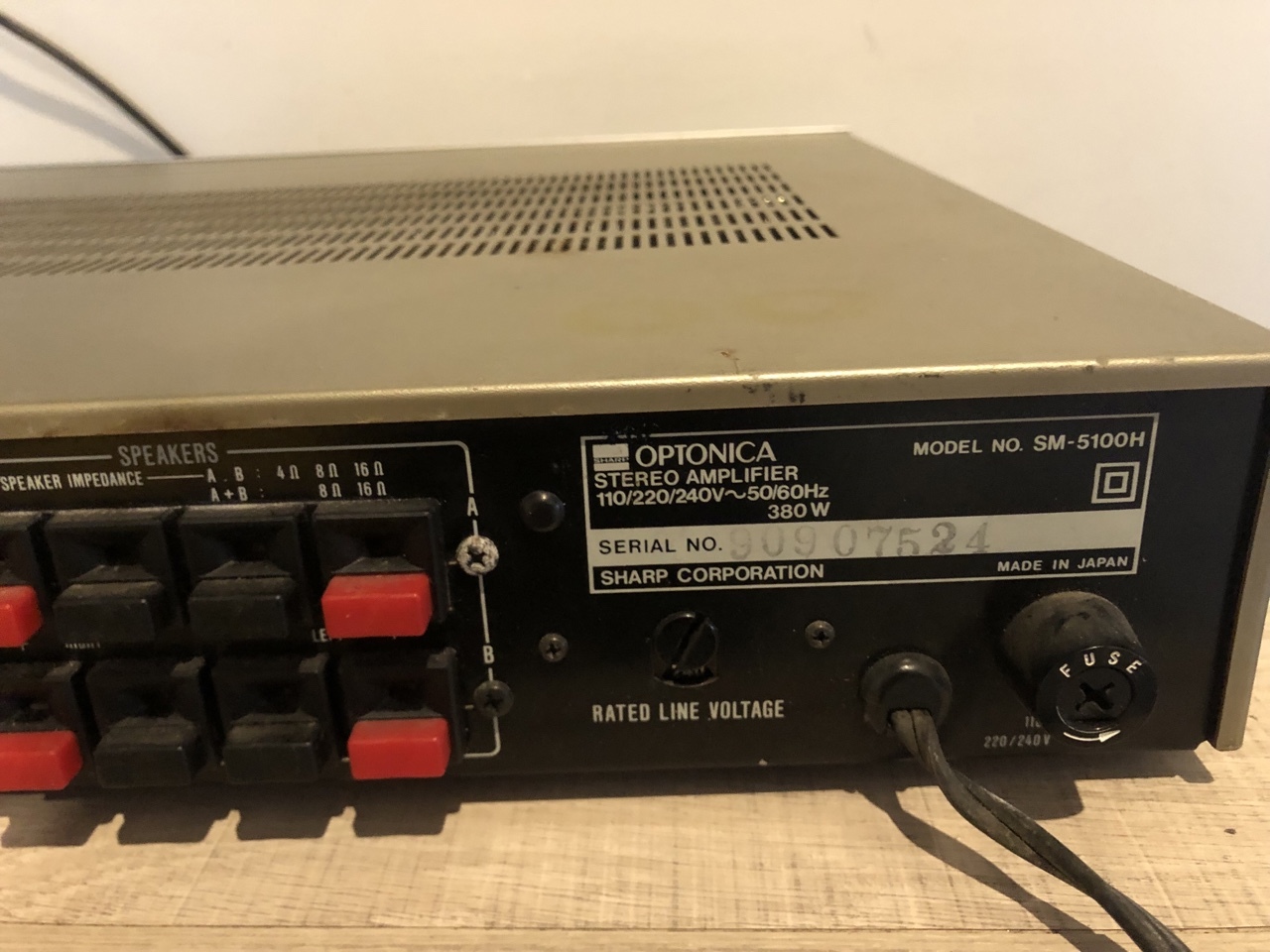 Wzmacniacz Sharp OPTONICA SM-5100 made in Japan | Lubsko | Licytacja na ...