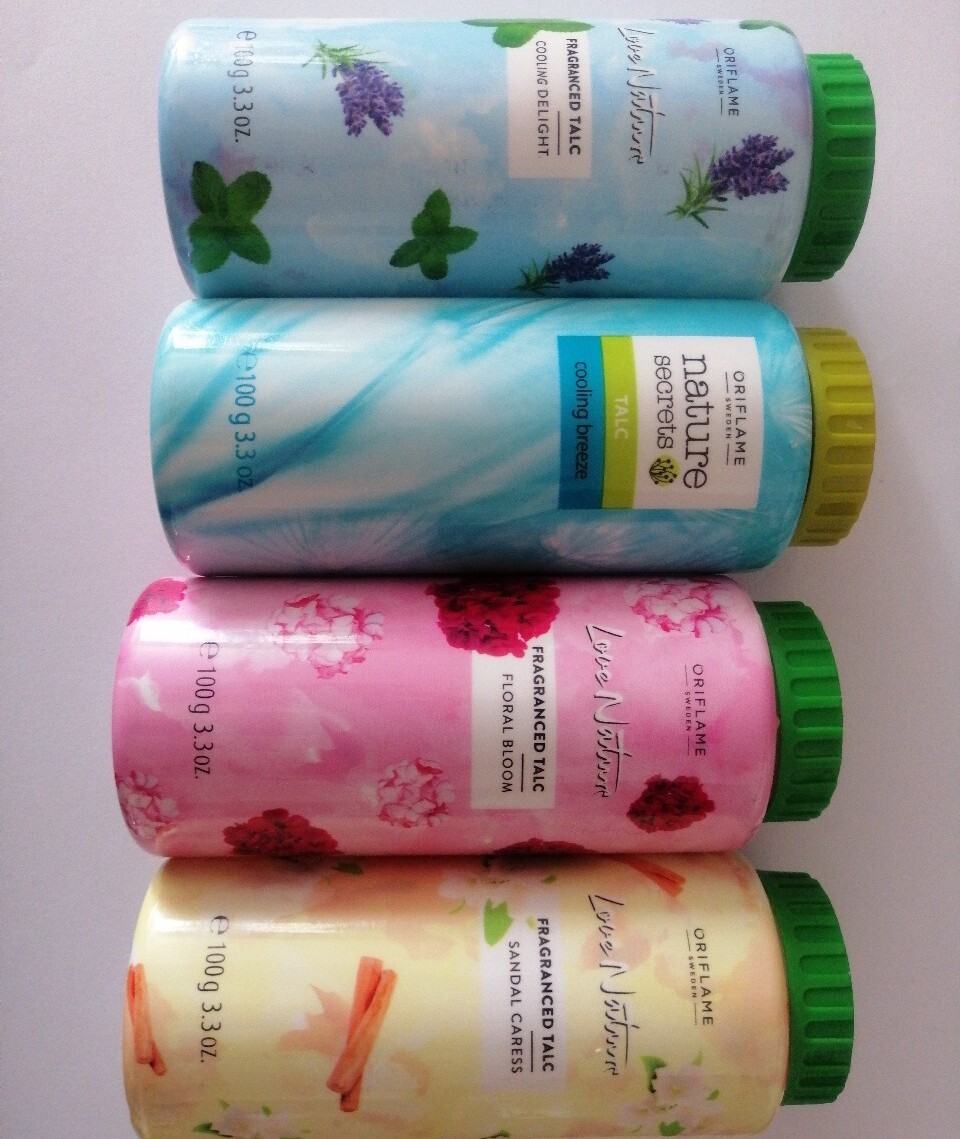 ORIFLAME, perfumowany talk puder do ciała 4 szt | Pyskowice | Kup teraz ...