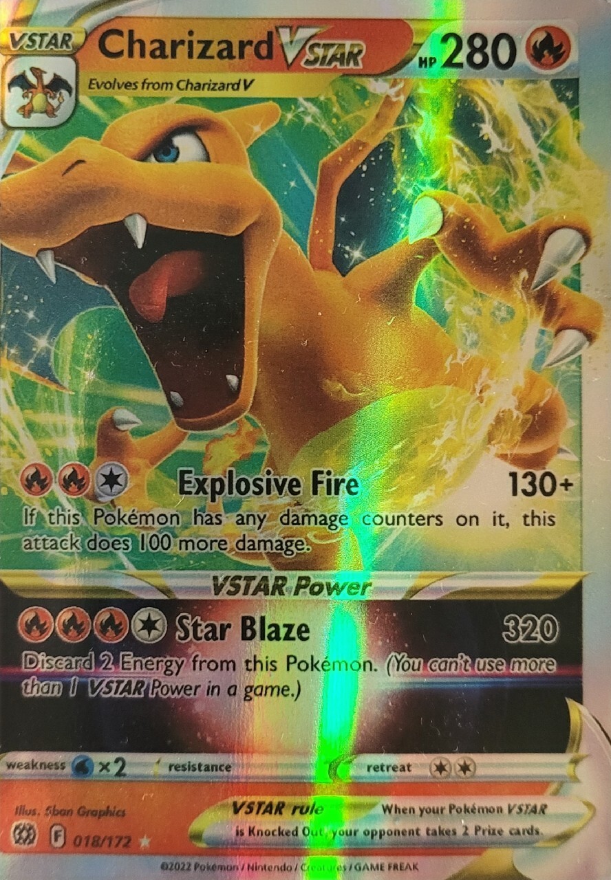 Karta Pokemon Charizard V Star HP 280 Explosive Fire | Toruń | Kup ...