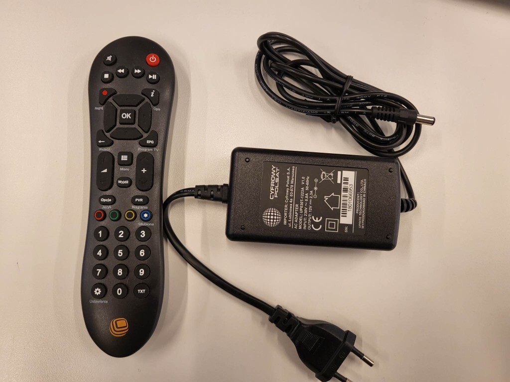 Zasilacz pilot CYFROWY POLSAT BOX | Krosno | Kup teraz na Allegro Lokalnie