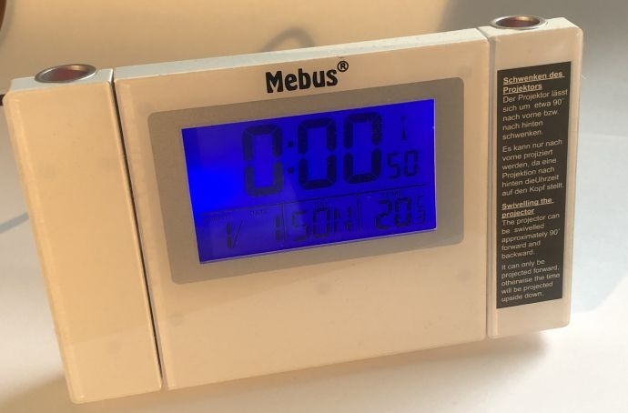 Radiobudzik z projekcją Mebus 42421 | Gdańsk | Kup teraz na Allegro ...