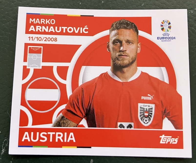 UEFA EURO 2024 Topps AUT18 | Podłęże | Kup teraz na Allegro Lokalnie