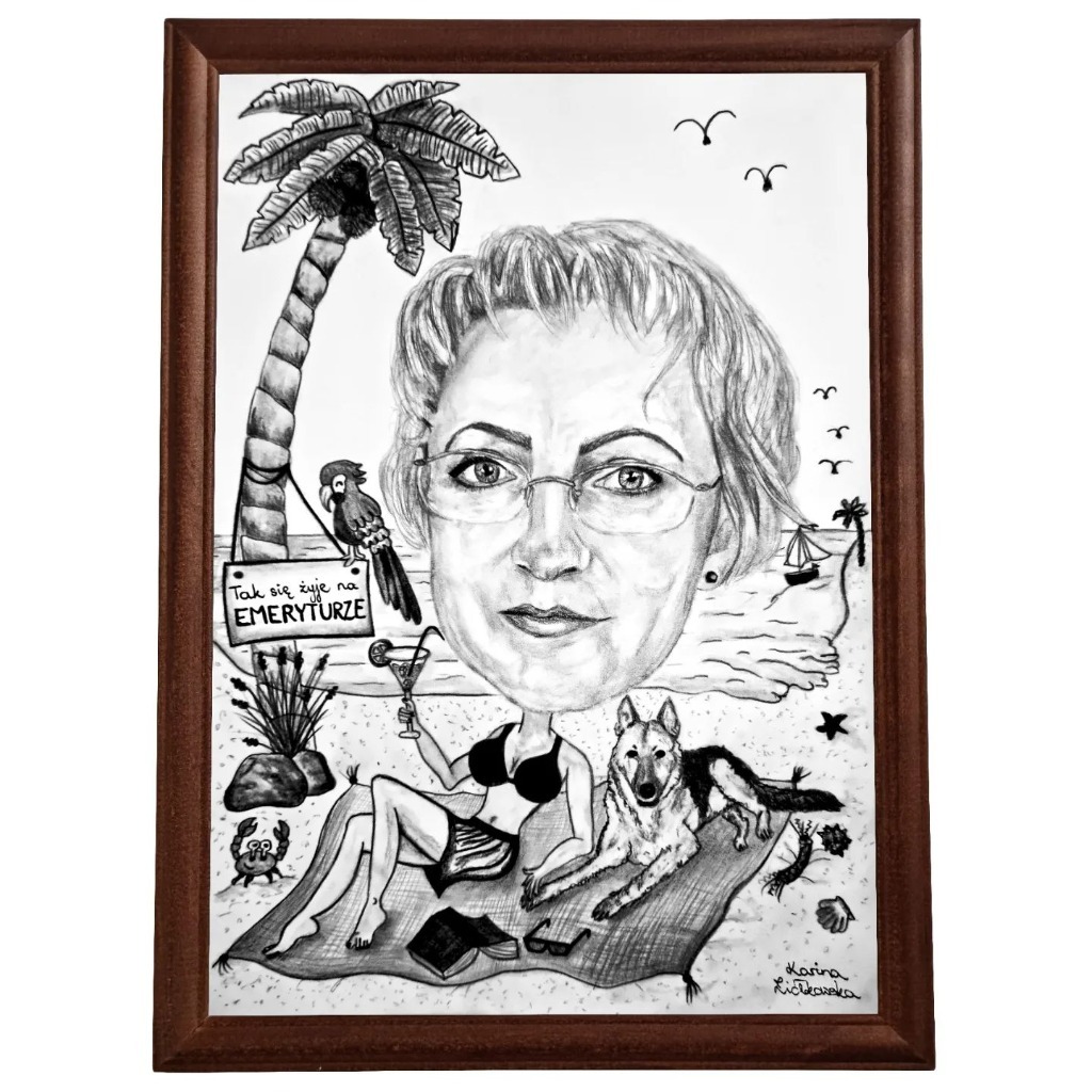 Karykatura ze zdjęcia, portret, rysunek ołówkiem | Zabrze | Kup teraz ...