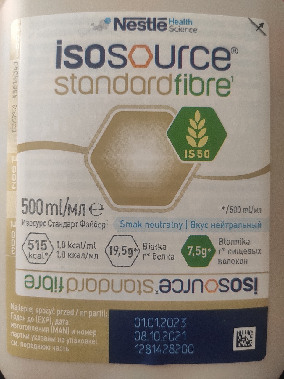 Isosource standard fibre 12x500ml | Środa Wielkopolska | Kup teraz na ...