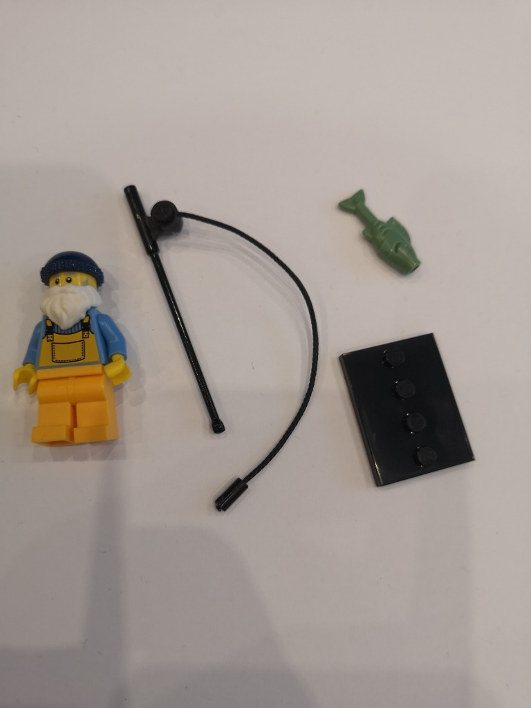 LEGO figurka COL037, fisherman, Seria 3 | Gdańsk | Kup teraz na Allegro ...
