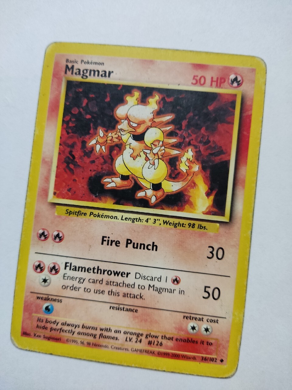 Pokemon Magmar base set 36/102 1999 stan 2/6 | Warszawa | Ogłoszenie na ...