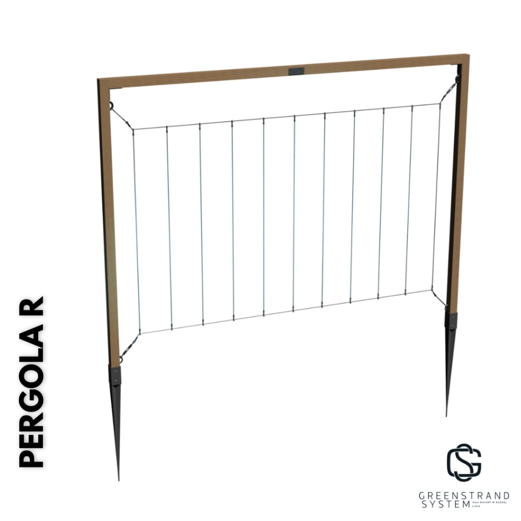 Pergola R z linami stalowymi 240x314 | Mikołów | Kup teraz na Allegro ...
