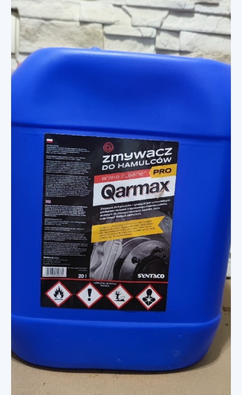 Zmywacz do hamulców 20 l qarmax | Żerniki Małe | Ogłoszenie na Allegro ...