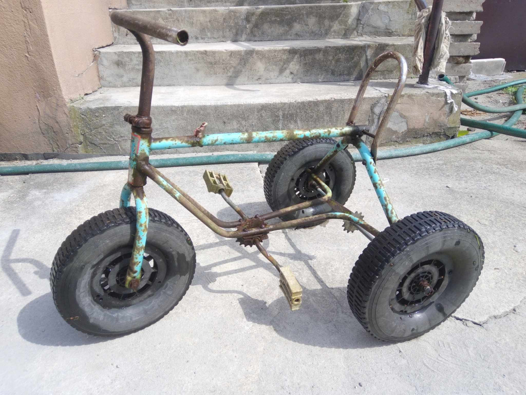 Romet Agatka rower rowerek dziecięcy dla dzieci zielony PRL antyk ...