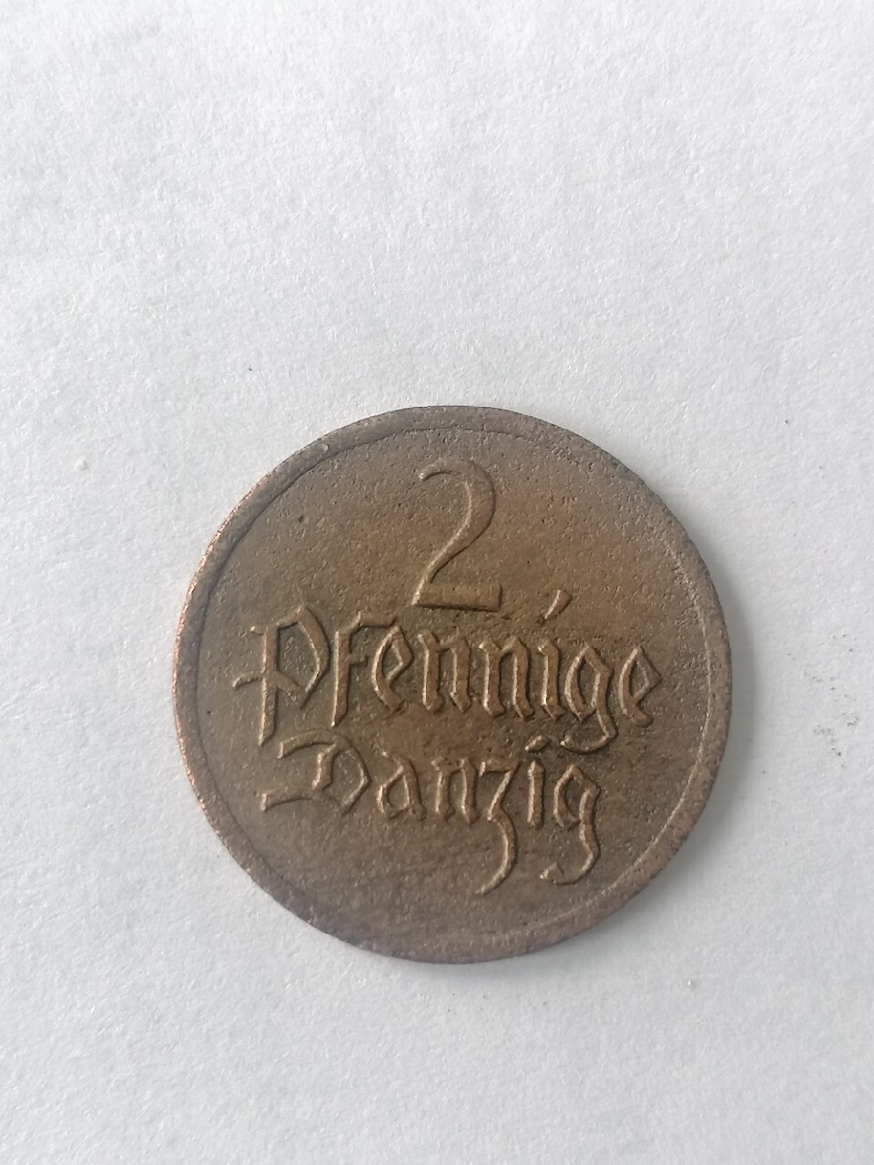 Moneta 2 pfennige fenigi Danzig 1923 Gdańsk | Gdańsk | Kup teraz na ...
