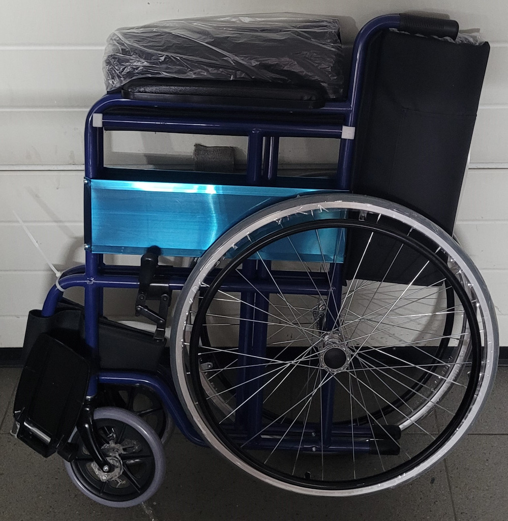 Wózek inwalidzki Mobiclinic Alcazar Blue 46 cm | Gilowice | Ogłoszenie ...
