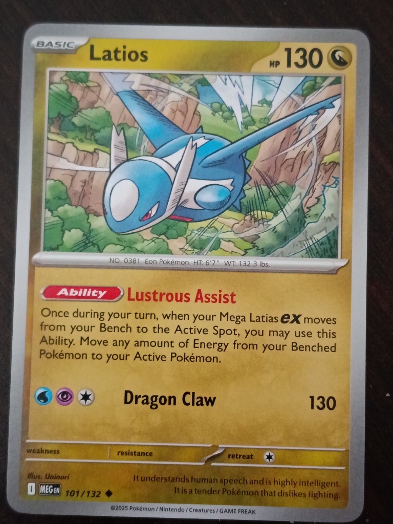 Latios 101/132 Karta POKEMON TCG Mega evolution | Siedlce | Kup teraz ...