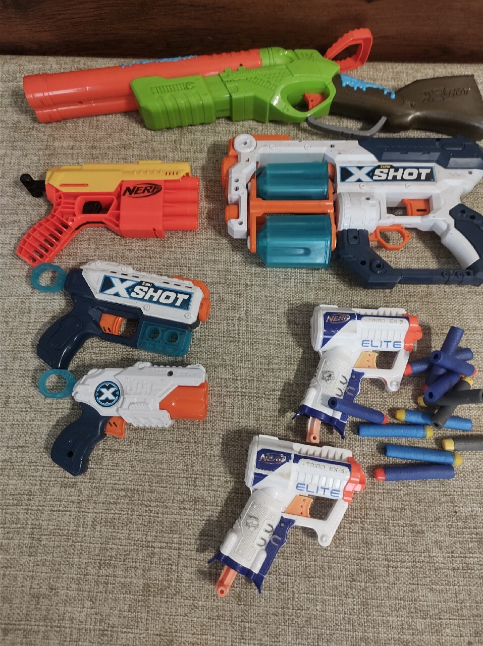 Duży zestaw NERF XSHOT | Biały Bór | Kup teraz na Allegro Lokalnie