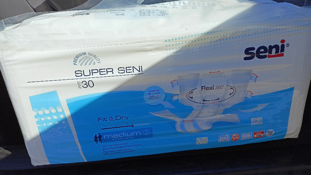 SUPER SENI MEDIUM pieluchomajtki dla dorosłych | Zabrze | Kup teraz na Allegro Lokalnie