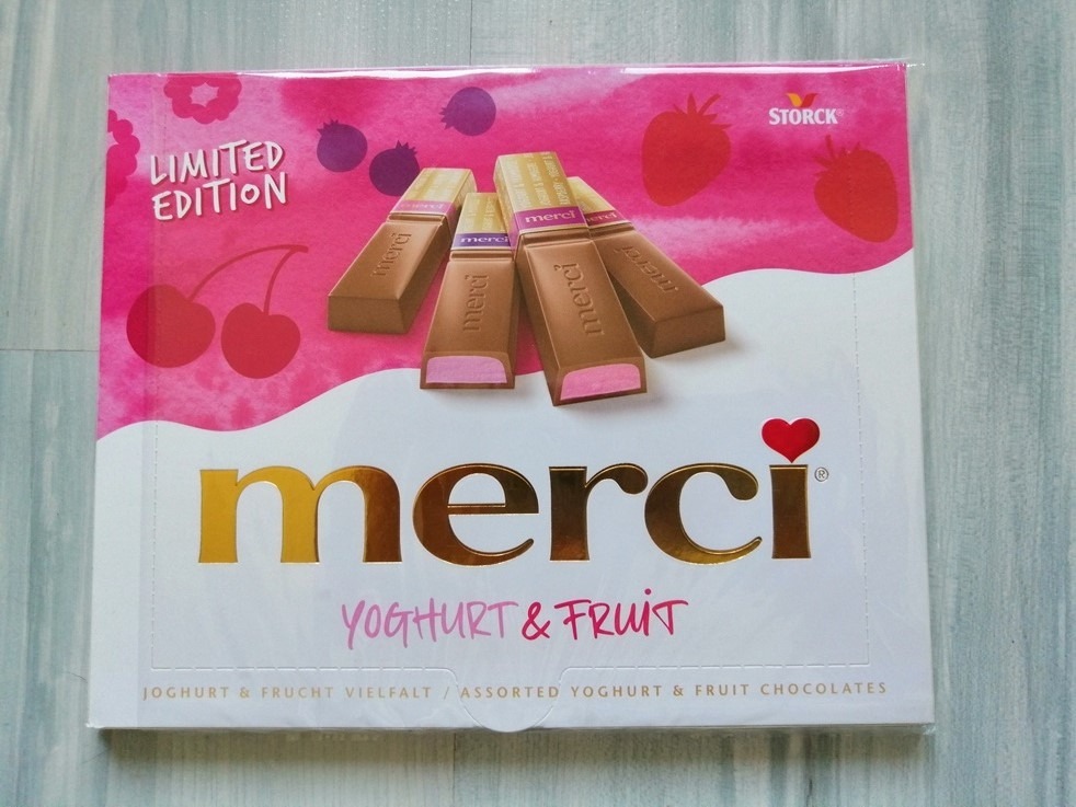 Czekoladki bombonierka Merci Yoghurt & Fruit 250 g Edycja limitowana ...