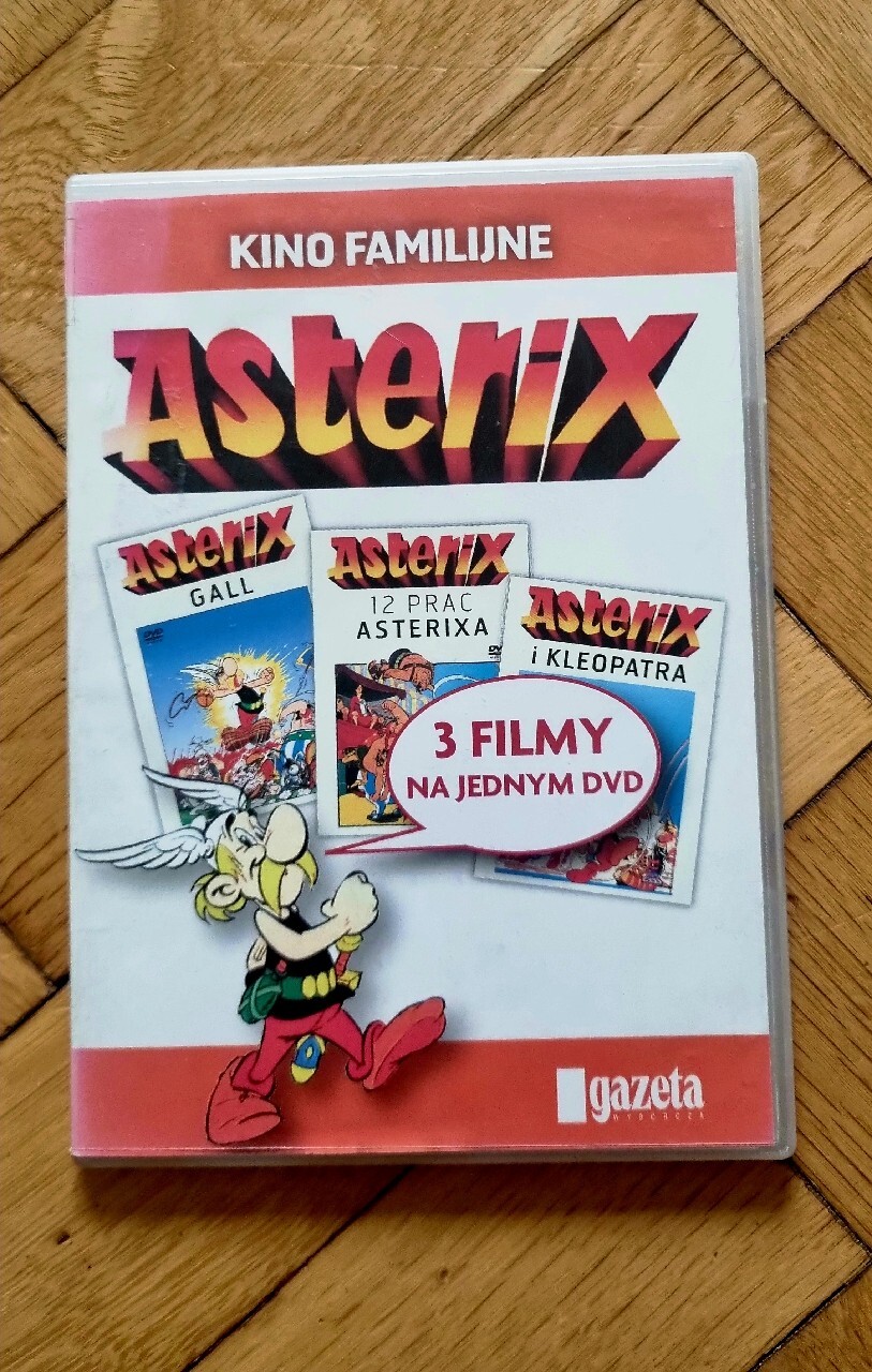 Asterix Gall, 12 Prac Asterixa,Asterix i Kleopatra DVD | Łódź | Kup teraz na Allegro Lokalnie