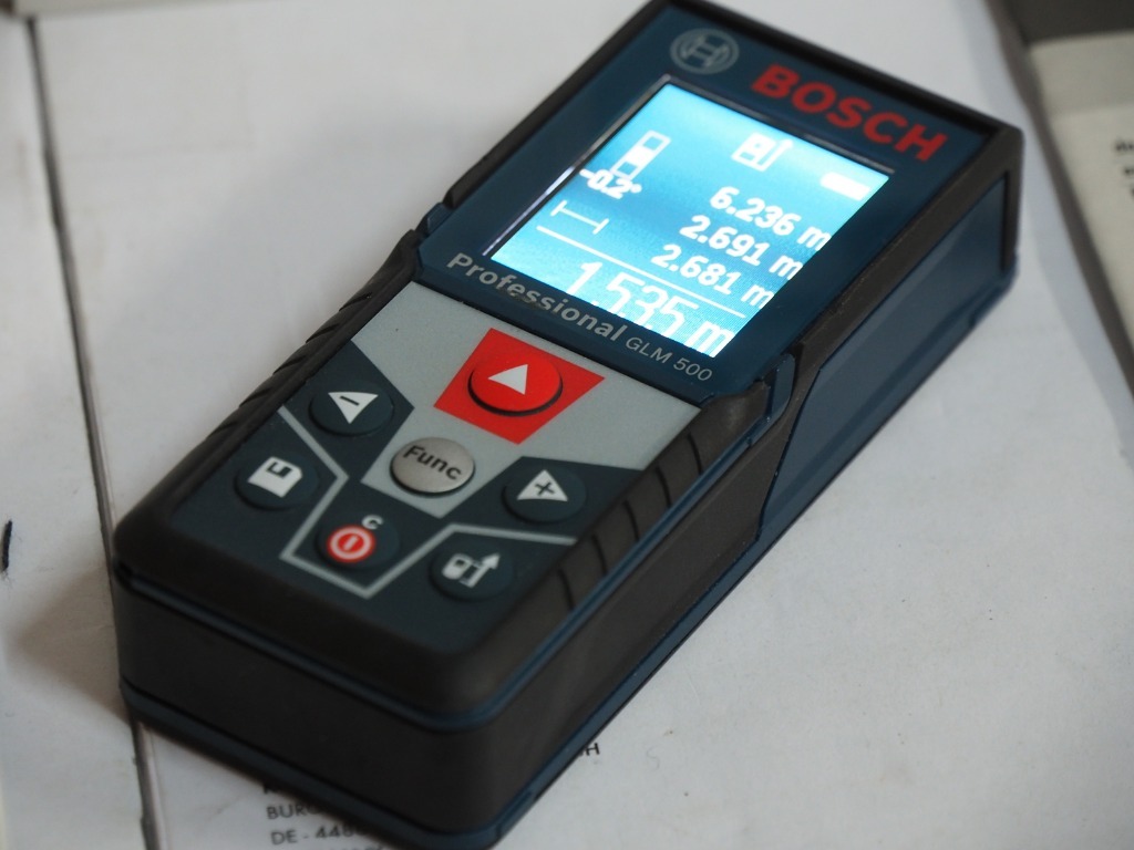 BOSCH GLM 500 dalmierz laserowy 50m miarka | Kuleszówka | Ogłoszenie na ...